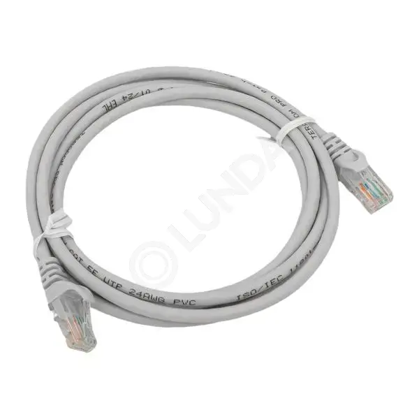 Патч-корд TERACOM PRO Cat,5E неэкранированный UTP оболочка PVC серый (2 ...